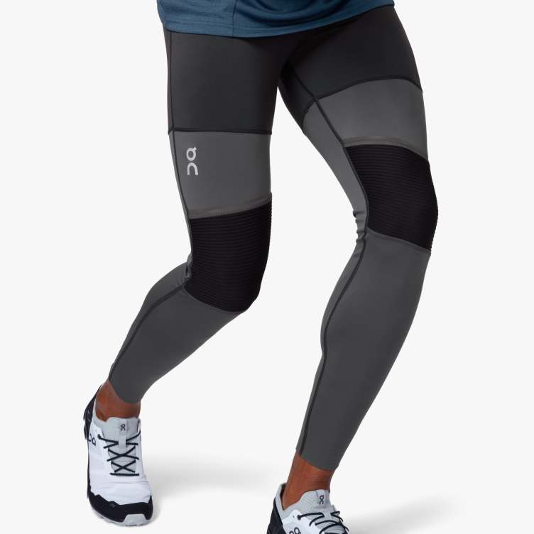 ON RUNNING TIGHTS LONG M BLACK SHADOW Collant de running
