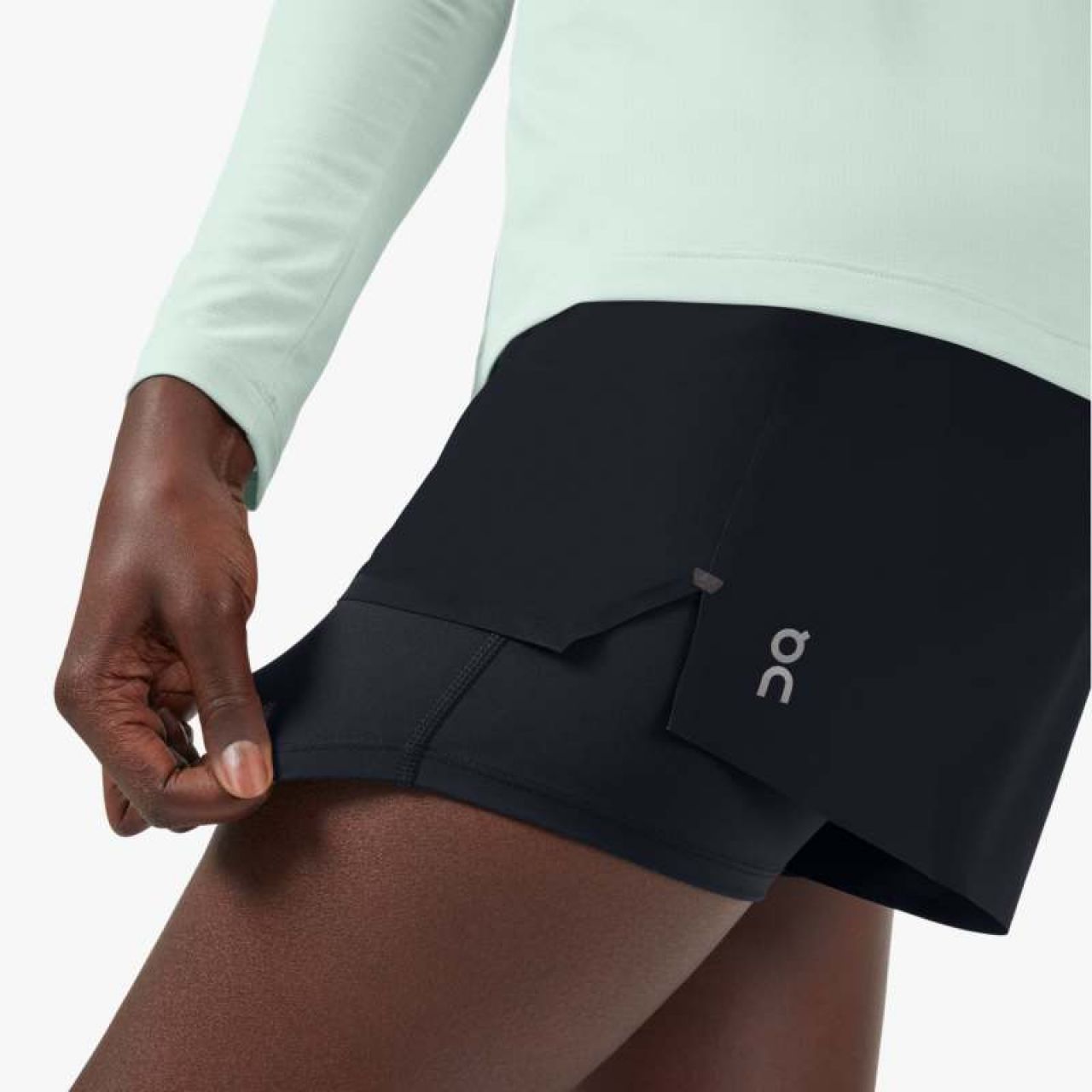 ON RUNNING RUNNING SHORT W NOIR Short running femme
