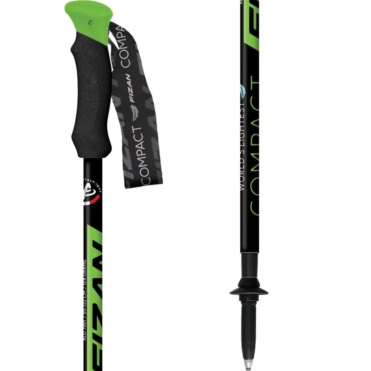 FIZAN COMPACT GREEN Batons de randonnée