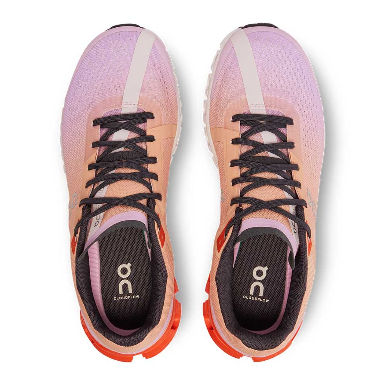 ON RUNNING CLOUDFLOW ROSE ET FIJI Chaussures de running