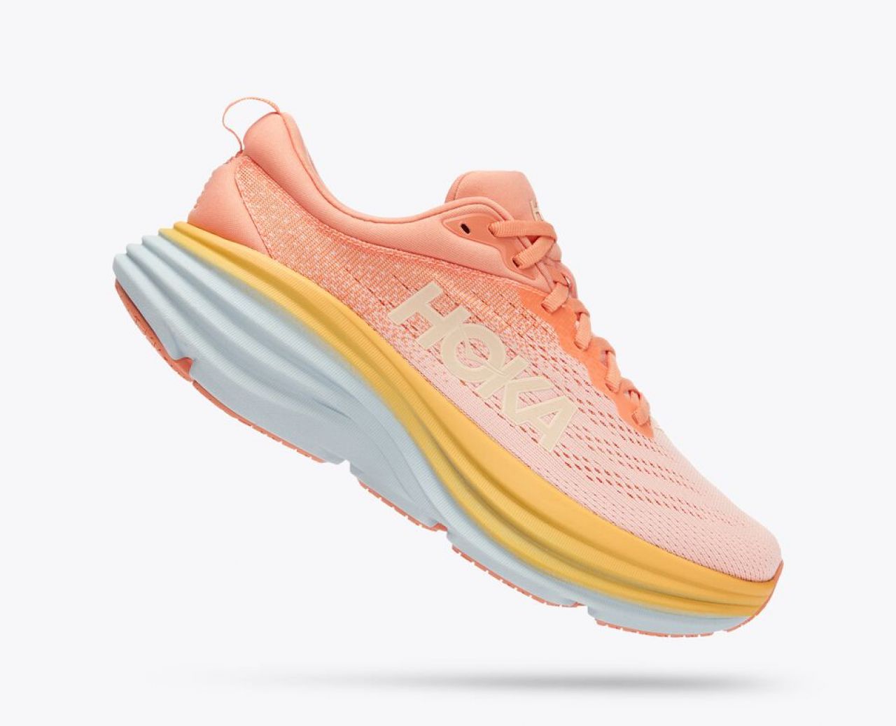 HOKA BONDI 8 SHELL CORAL Chaussures de running