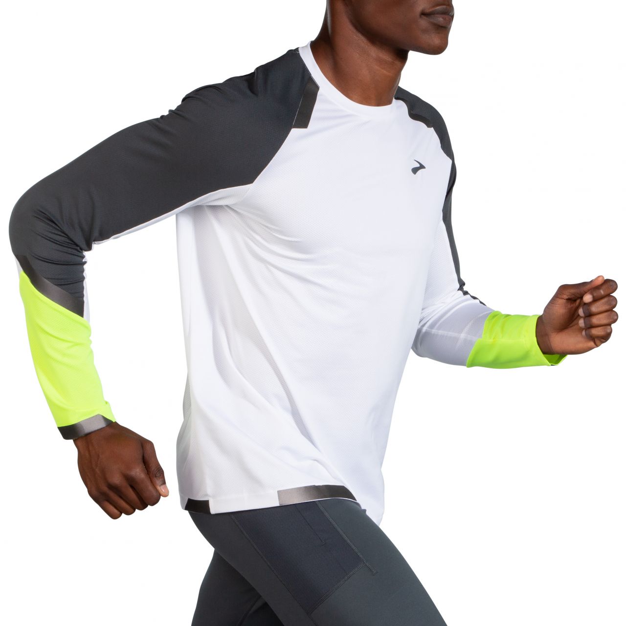 BROOKS RUN VISIBLE LONG SLEEVE Maillot running brooks