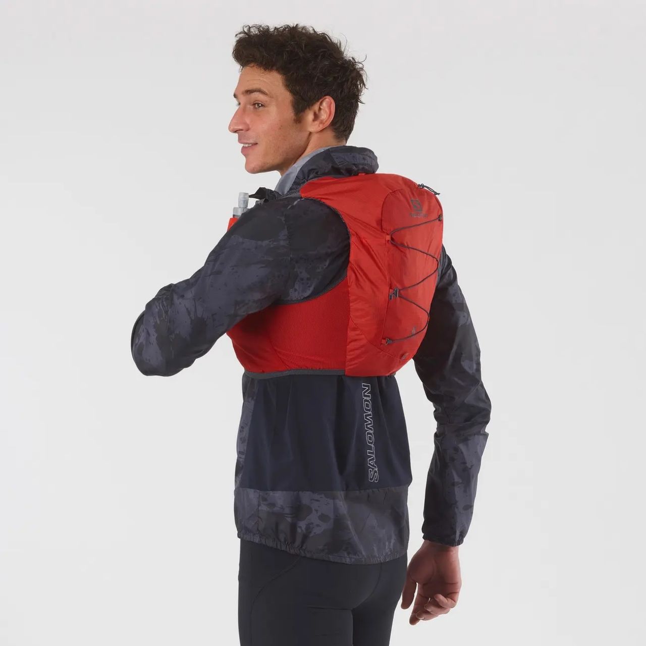 SALOMON ACTIVE SKIN 8 FIERY RED Sac à dos trail