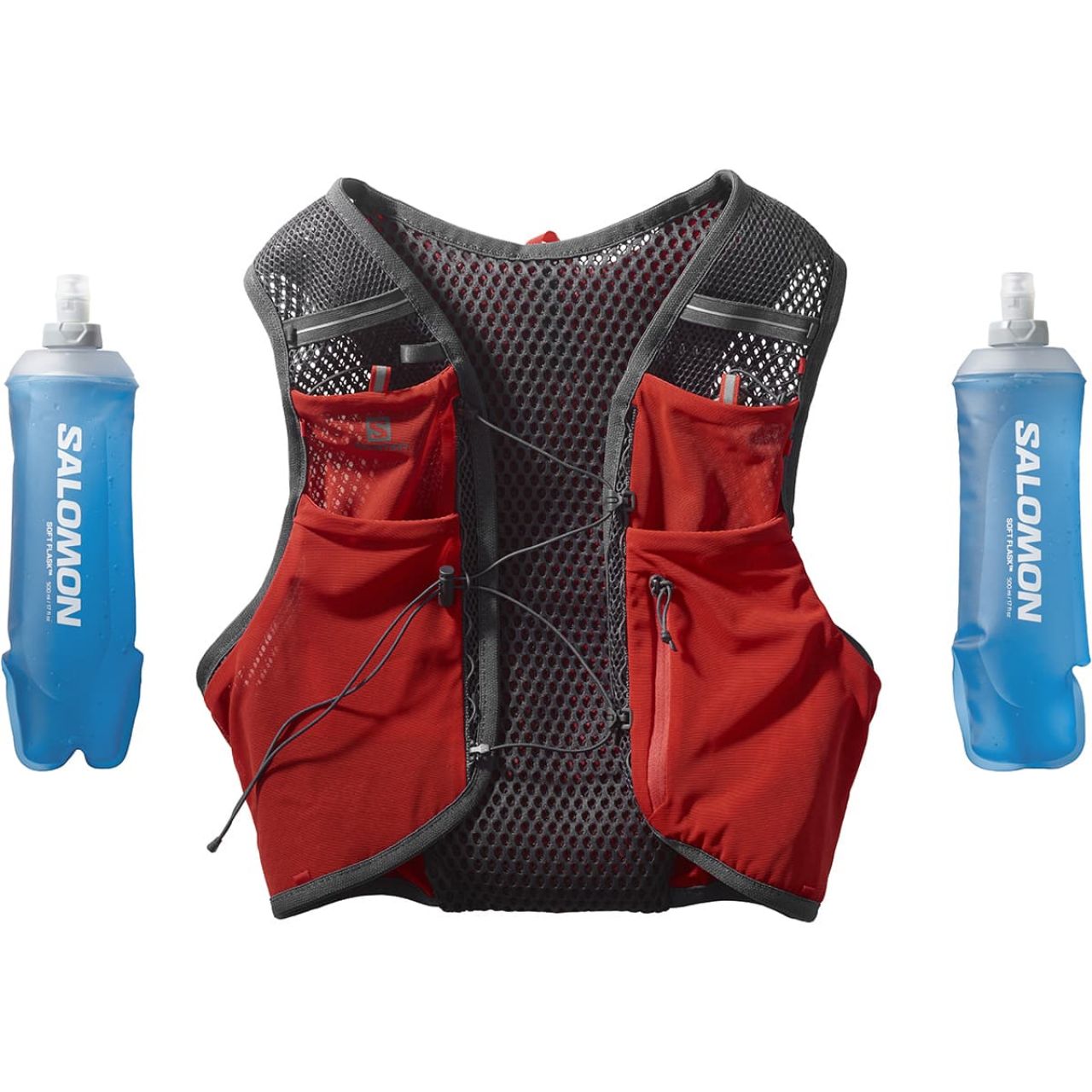 SALOMON ACTIVE SKIN 4 SET FIERY RED Sac à dos trail
