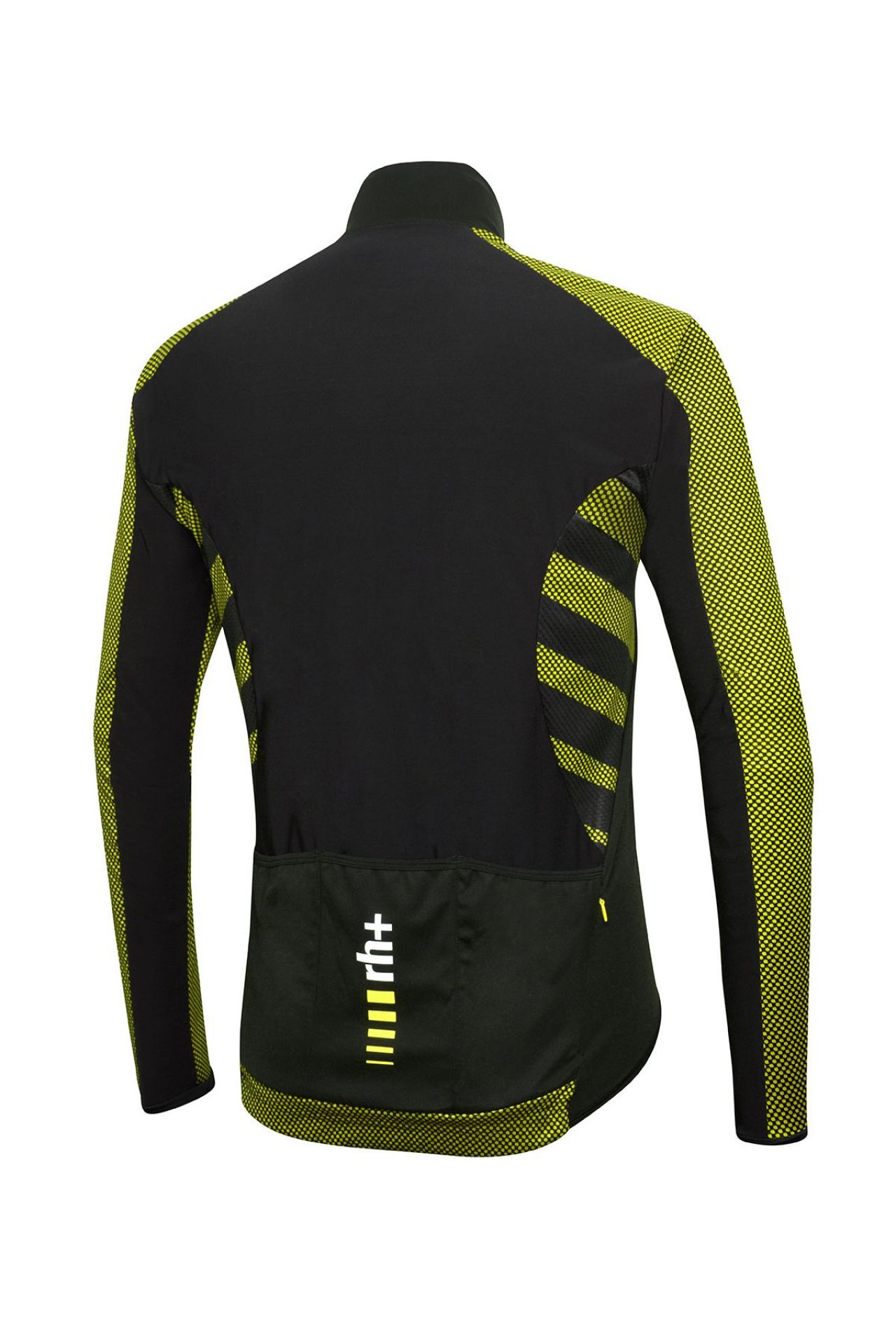 ZERO RH HAMMER WIND JACKET NOIRE ET JAUNE Maillot coupe-vent vélo