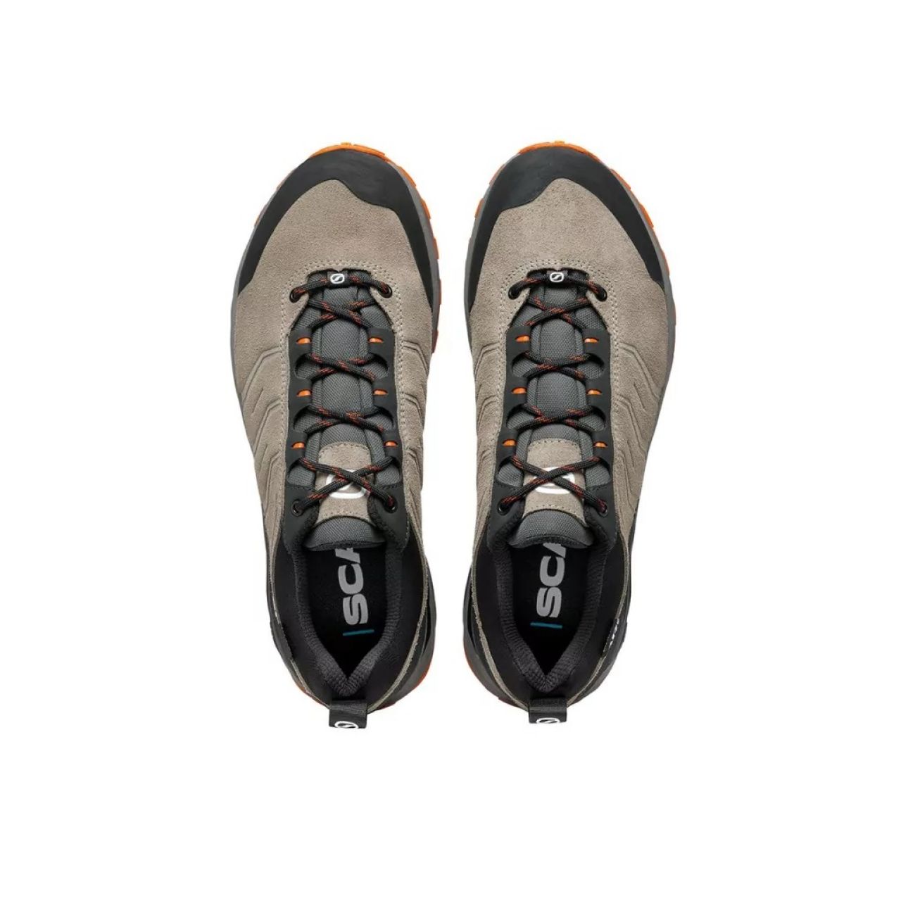 SCARPA RUSH TRAIL GTX TAUPE ET MANGO Chaussures de randonnée