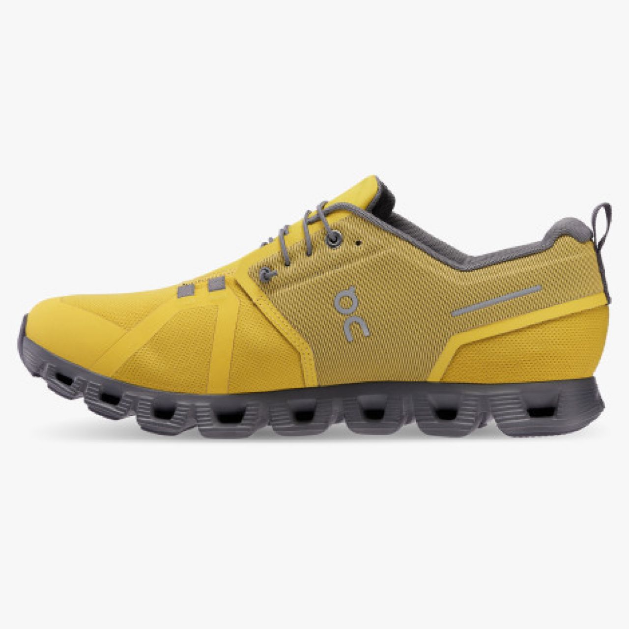 ON RUNNING CLOUD 5 WATERPROOF ALL MUSTARD Chaussures étanche