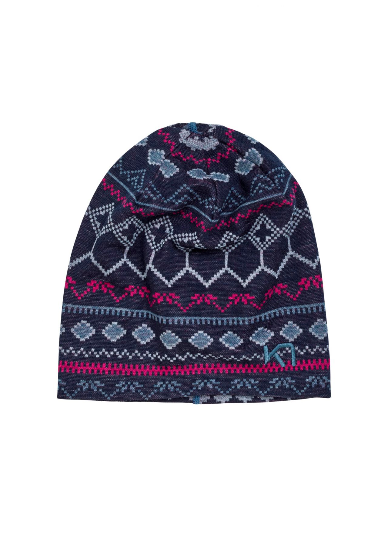 KARI TRAA TUVA BEANIE ROYAL Bonnet avec laine merinos