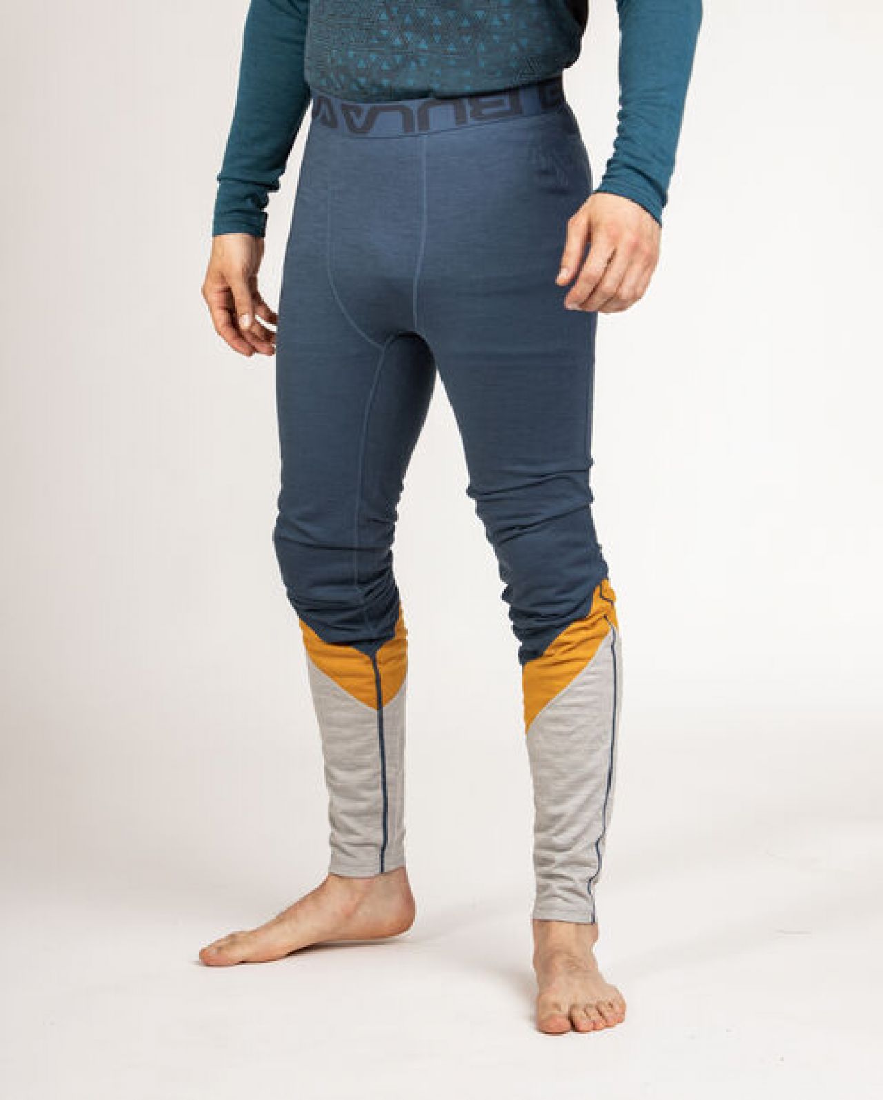 BULA RETRO WOOL PANT DENIM Sous vetement technique en laine merinos