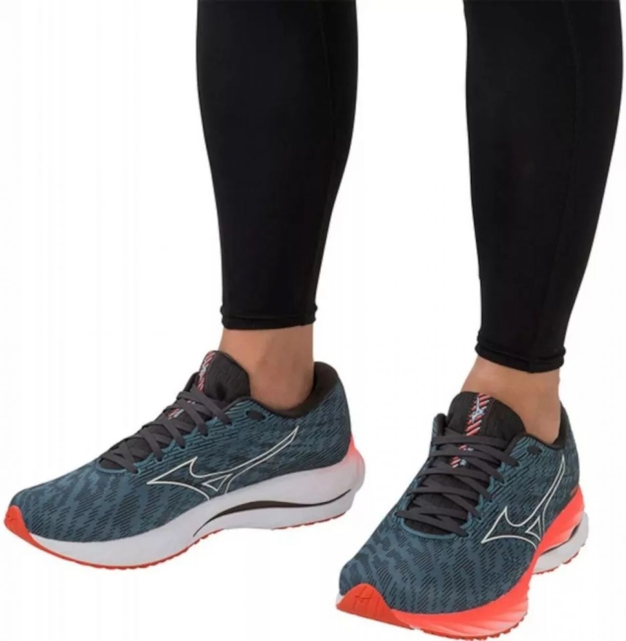 MIZUNO WAVE RIDER 26 PROVINCIAL BLUE ET SOLEIL Chaussures de running