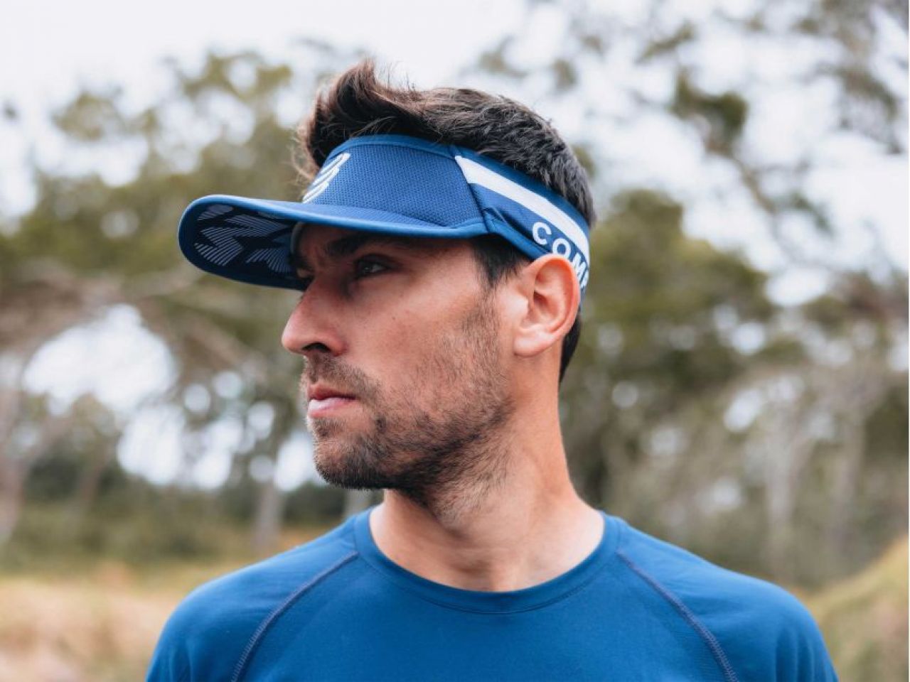 COMPRESSPORT VISOR ULTRALIGHT ESTATE BLUE Visière running