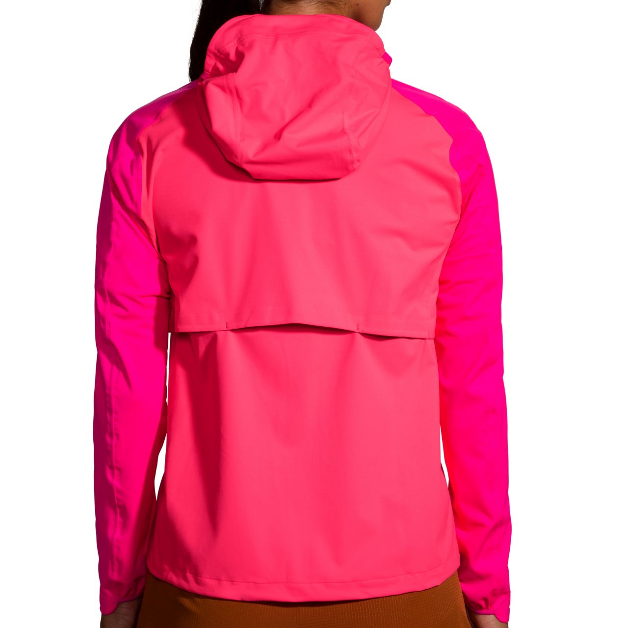 BROOKS HIGH POINT WATERPROOF JACKET HYPER PINK ET FUCHSIA Veste etanche