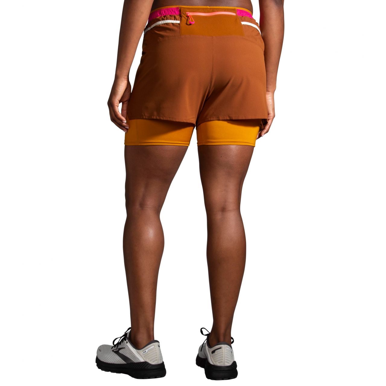 BROOKS SHORT HIGH POINT 7 POUCES 2 EN 1 HAZELWOOD Short trail brooks