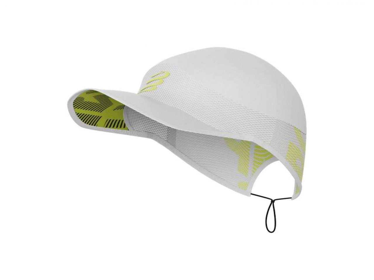 COMPRESSPORT PRO RACING CAP WHITE ET EVENING PRIMROSE Casquette running