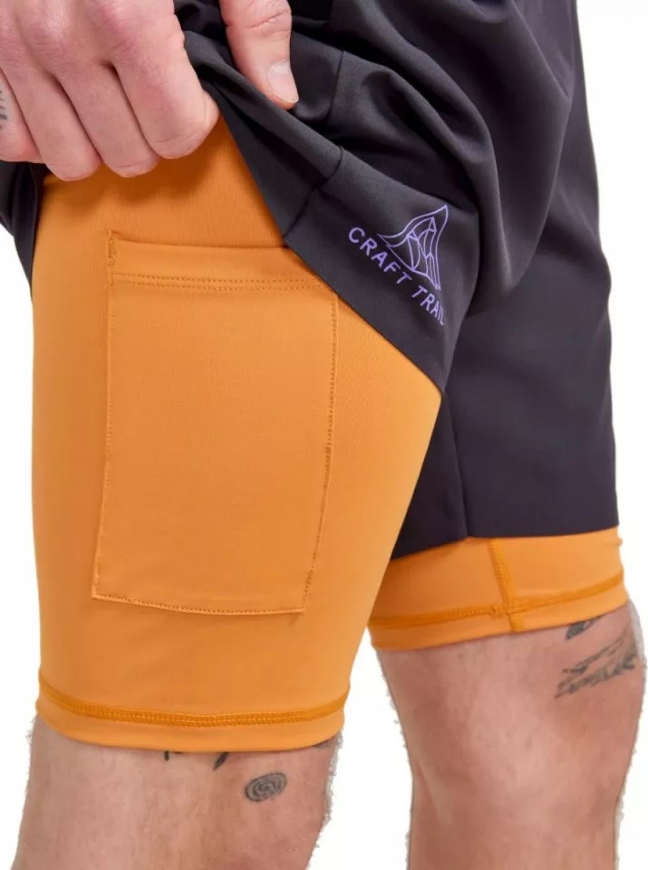 CRAFT PRO TRAIL 2 IN 1 SHORT SLATE Short Running