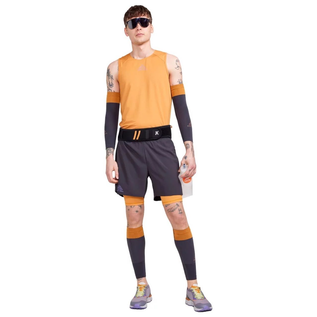 CRAFT PRO TRAIL 2 IN 1 SHORT SLATE Short Running