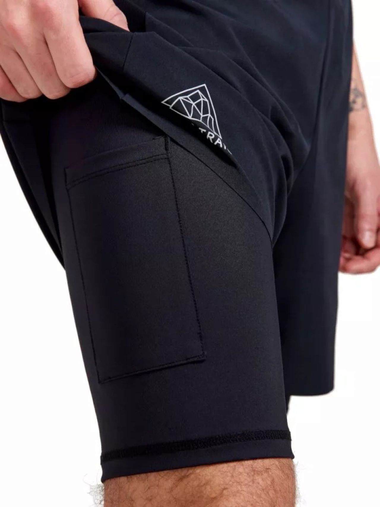 CRAFT PRO TRAIL 2 IN 1 SHORT NOIR Short Running