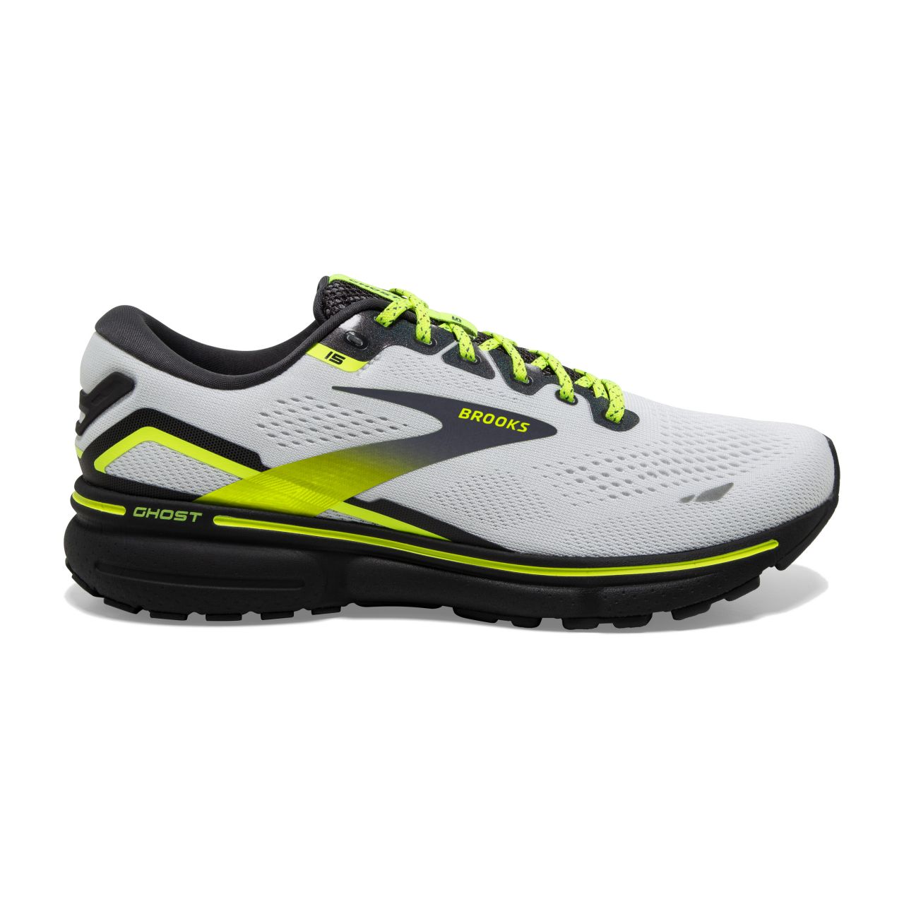 BROOKS GHOST 15 WHITE ET NIGHTLIFE Chaussures de running