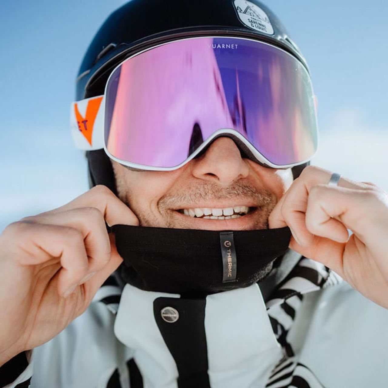 THERMIC TOUR DE COU WARM LIGHT NATURAL BLACK Tour de cou