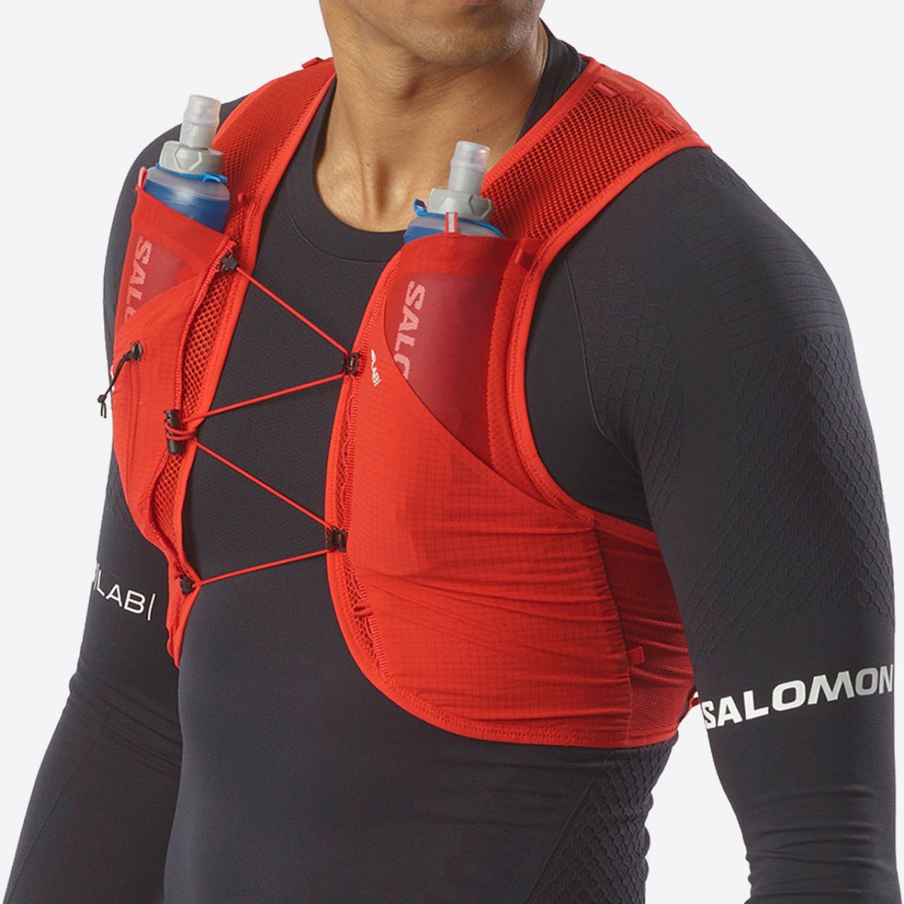 SALOMON S/LAB PULSAR 3 SET FIERY RED Sac à dos trail