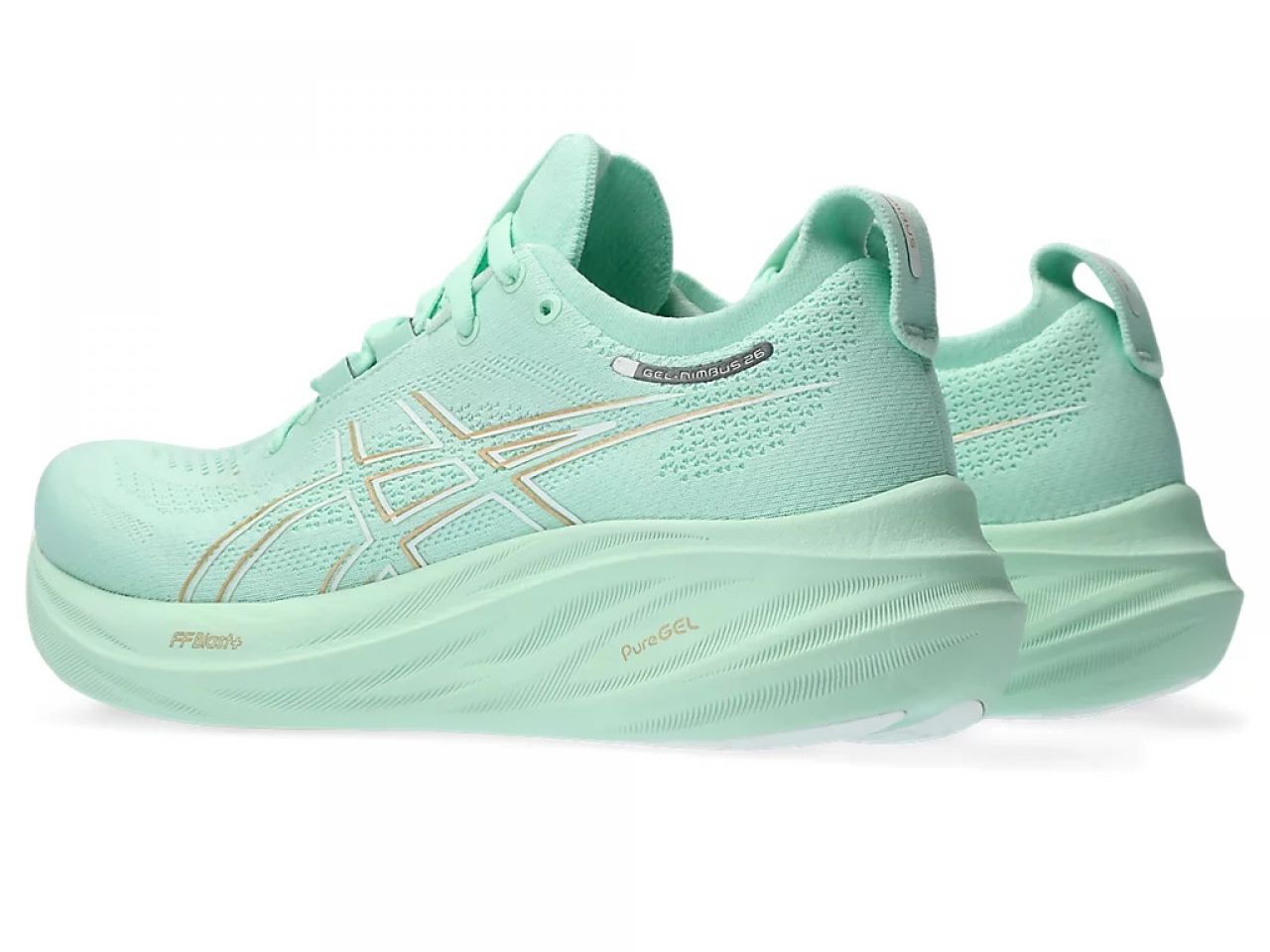 ASICS GEL NIMBUS 26 MINT TINT Chaussure running asics