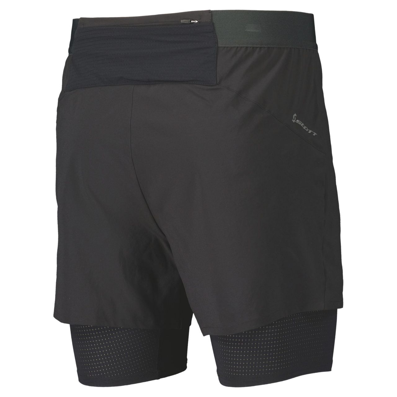 SCOTT HYBRID SHORT ENDURANCE TECH NOIR Short 2 en 1