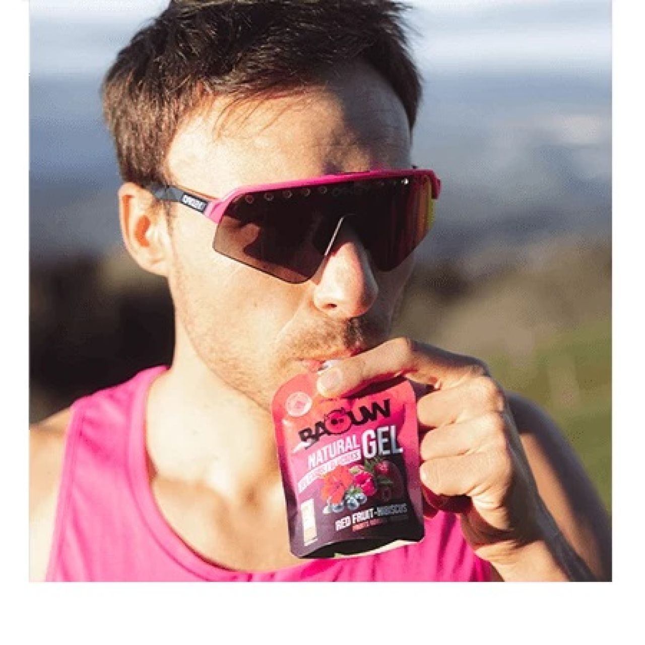 BAOUW NATURAL GEL FRUITS ROUGES ET HIBISCUS Gel energetique