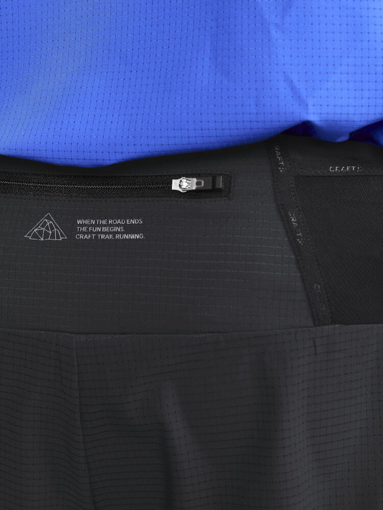 CRAFT PRO TRAIL SHORT NOIR Short Running homme