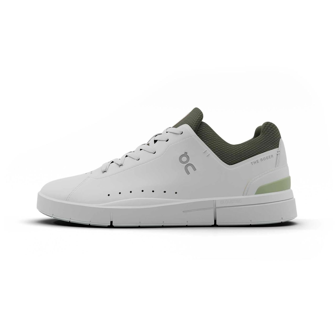 ON RUNNING THE ROGER ADVANTAGE MEN WHITE ET OLIVE