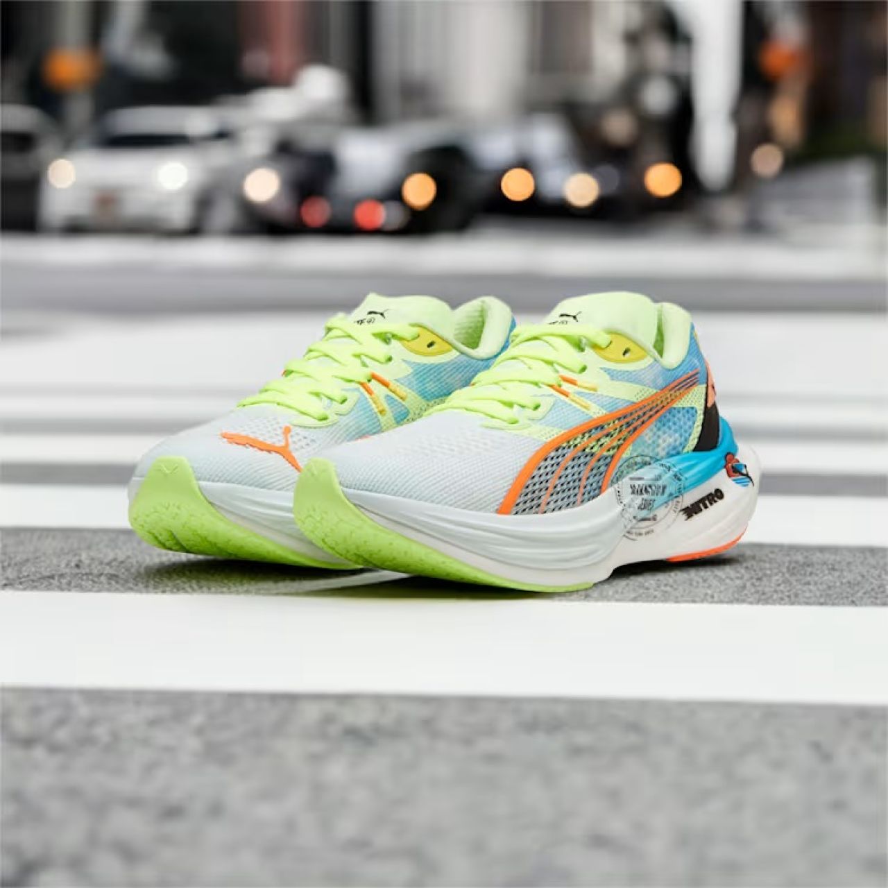 PUMA DEVIATE NITRO 3 MARA ET NITRO BLUE Chaussures de running