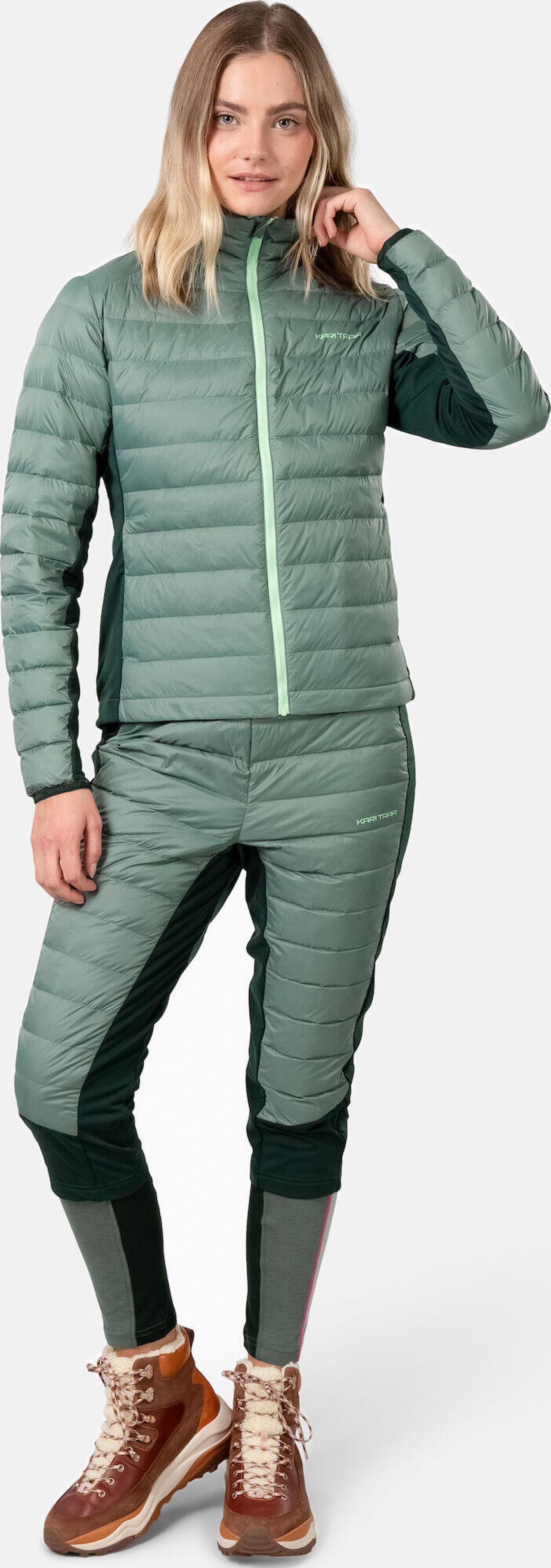 KARI TRAA EMILIE DOWN JACKET MURK Veste en duvet