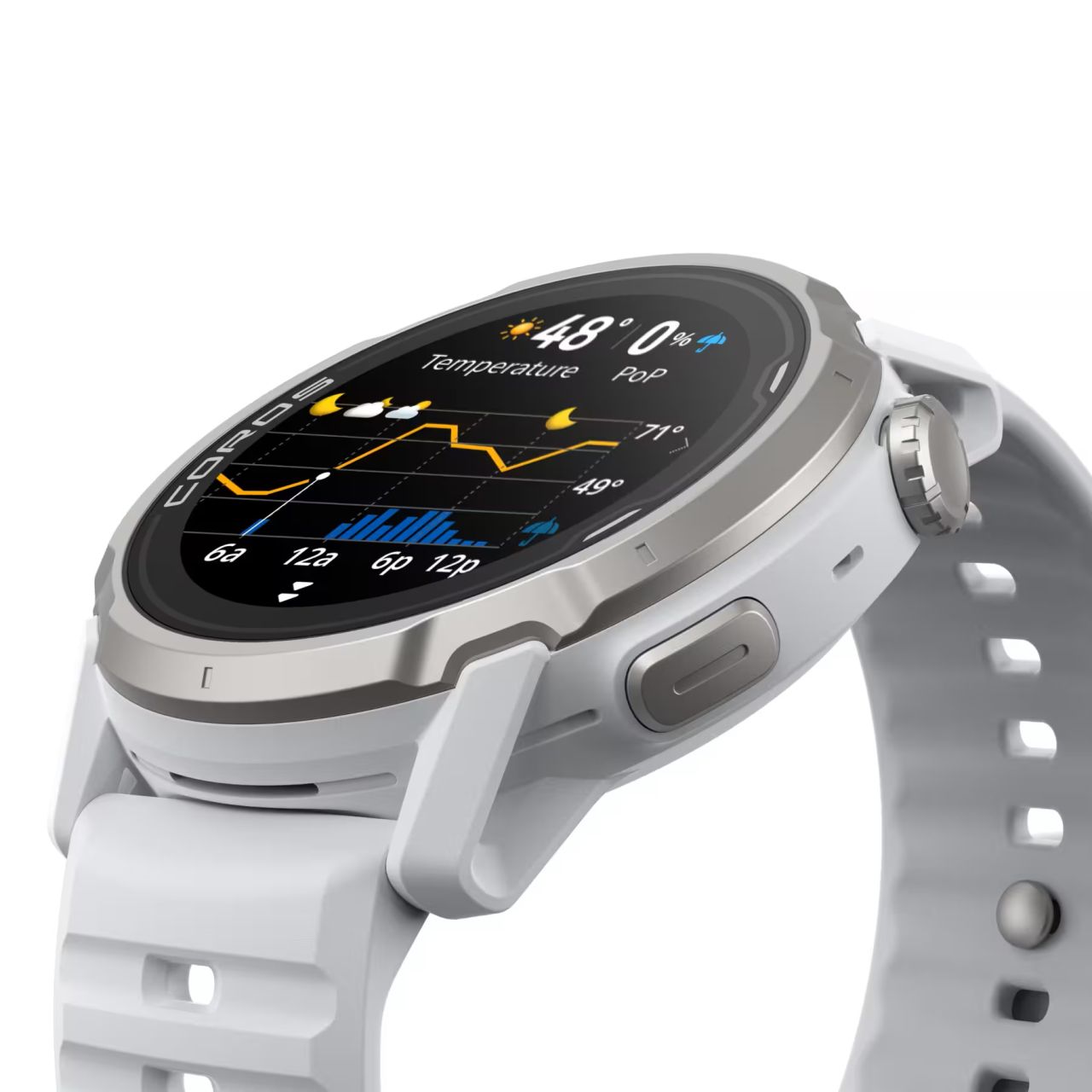 COROS WATCH APEX 4 42mm WHITE Montre cardio GPS